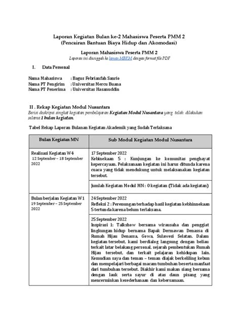 mahasiswa special pmm access pdf