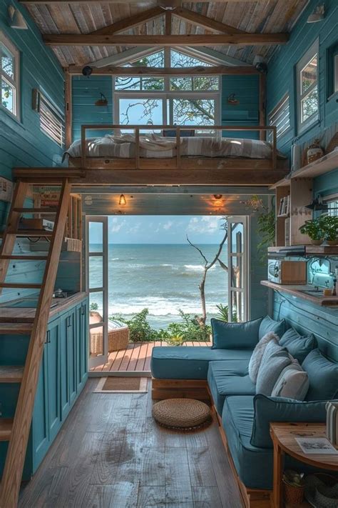 Pin By Magic Spell On Cabane Tiny House In 2025 Tiny Beach House Tiny House Loft Tiny House