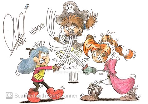 Hilda Princess Pulverizer And Krita Swashbuckling By Dudiho On Deviantart