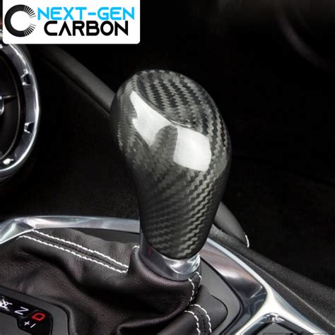 2014 19 C7 Corvette Carbon Fiber Shifter Knob Handle Cover Next Gen