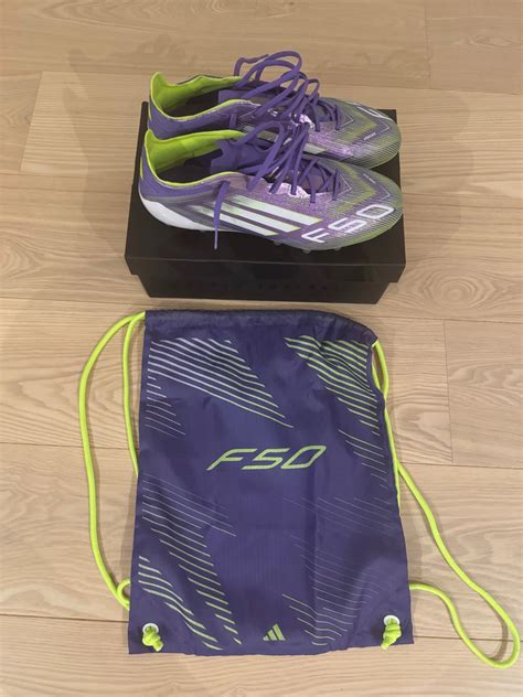 Lila Adidas F50 Elite Ag Fotbollsskor 42 23