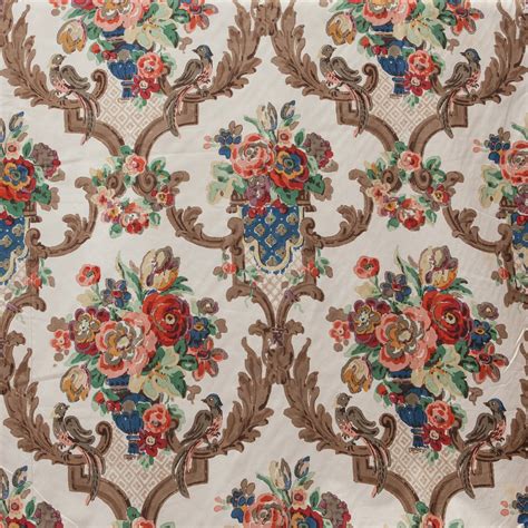 Hazelton House ‘rose Carol Screen Printed Cream Absolutely Fabrics