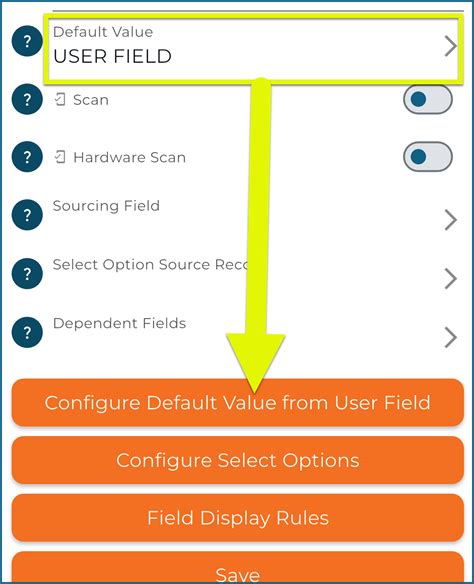 how to set default field values in extendmobile extendknowledge