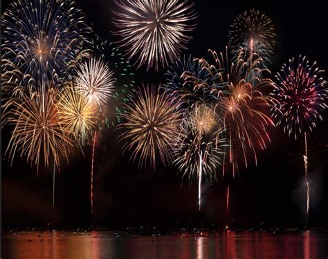 Fireworks Over The Lake In Lake Havasu City