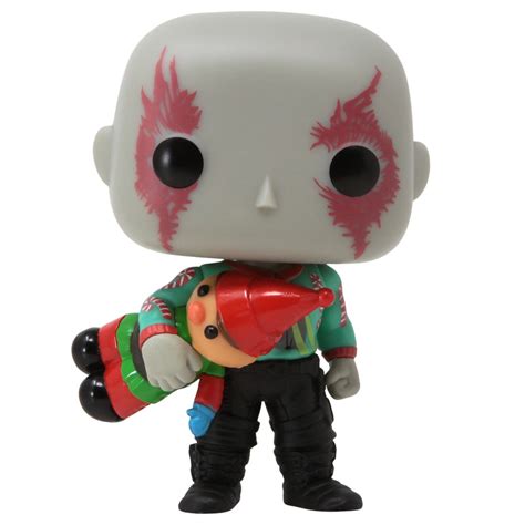 Funko Pop Marvel Guardians Of The Galaxy Holiday Special Drax Gray