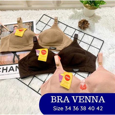 Jual Bra Bodyfit Jeje Venna Bra Tanpa Busa Jumbo Size 34 44 Pengait 2 Dan 3 Bra Sport Shopee
