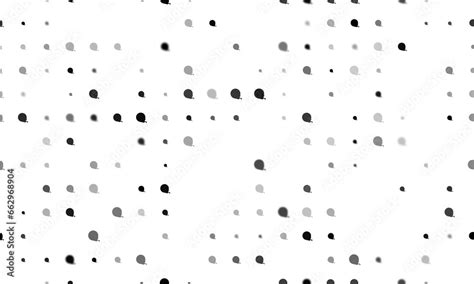 Seamless Background Pattern Of Evenly Spaced Black Tape Measure Symbols