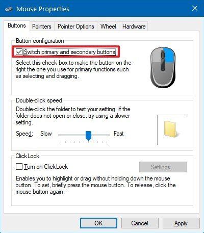 How To Configure A Mouse For Left Handed People On Windows Windows Central
