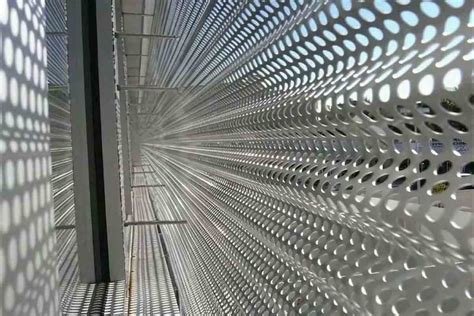 Perforated Corrugated Metal Different Design And Use Of Decorative