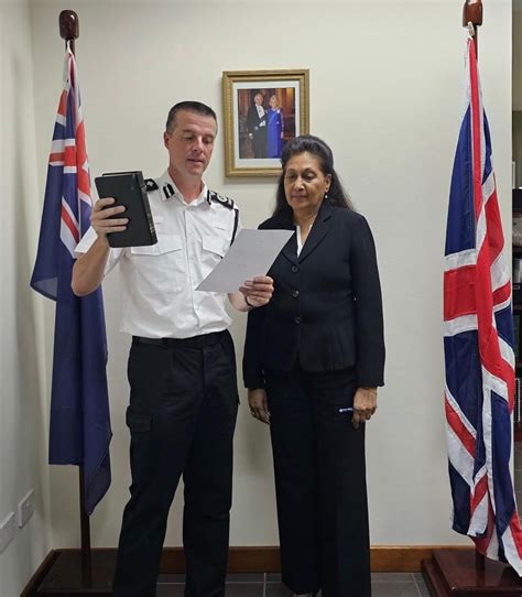 New Deputy Commissioner Of Police For Montserrat Discover Montserrat