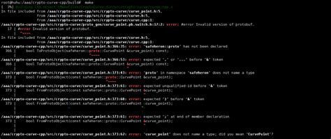 Crypto Curve Cpp Make Failed Issue Safeheron Crypto Curve Cpp GitHub