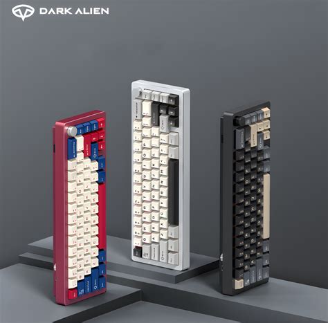 BÀn PhÍm CƠ Dark Alien R65 Cnc Multi Modes Dusk Red Phimon V3 Switch