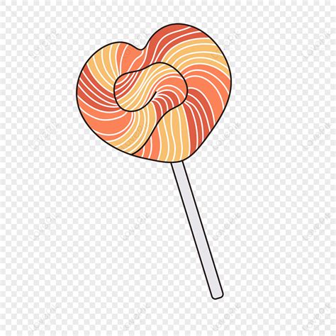 Orange Lollipop Clipart At Sandra Anker Blog