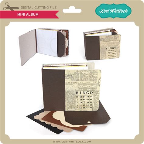 Mini Album Lori Whitlocks Svg Shop Mini Album Lori Whitlocks Svg Shop