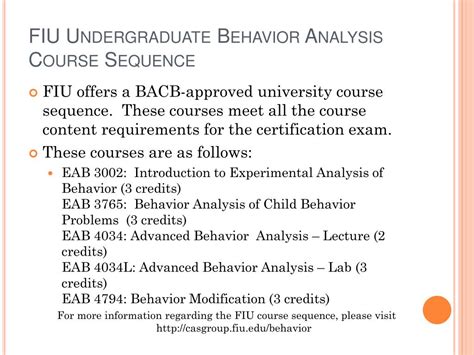 Ppt Certification In Behavior Analysis Powerpoint Presentation Free