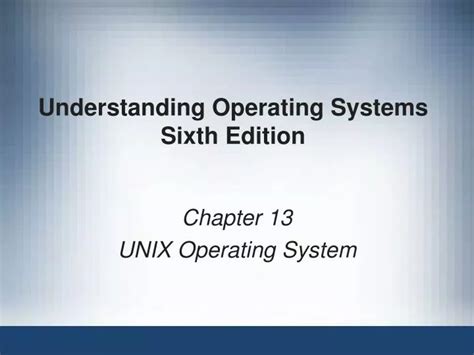 Ppt Understanding Operating Systems Sixth Edition Powerpoint
