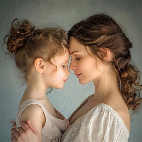 Embracing Bonds A Motherdaughter Affair Premium Ai Generated Image