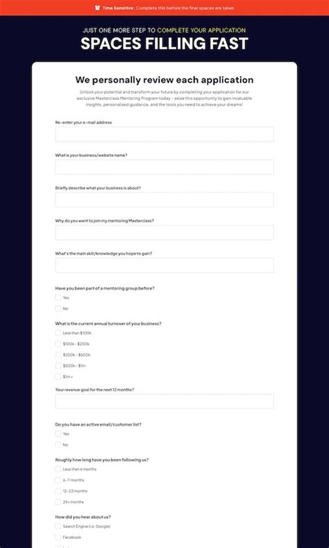Masterclass Application Funnel Template Set By Optimizepress