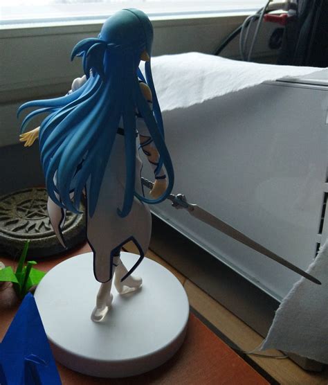 Blue Haired Asuna Figure Back By Thestarlightprincess On Deviantart