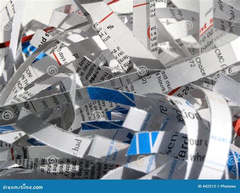 Shredded Documents 1 Stock Image Image Of Shredded Evidence 442513