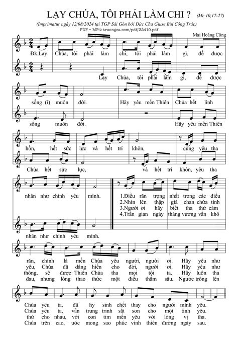 Sheet Chỉ Mình Chúa Pdf Lời And Hợp âm Nốt Nhạc