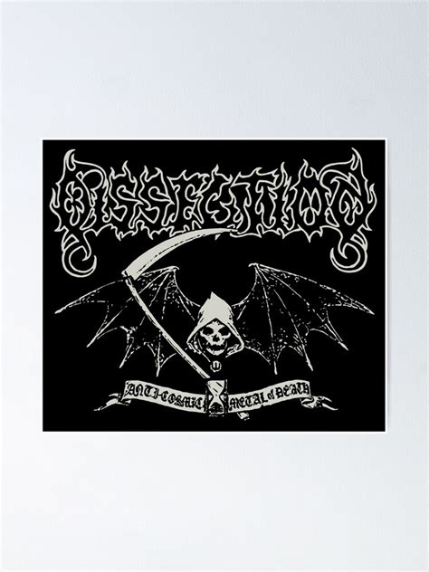 Dissection Poster For Sale By Loudmetal Redbubble