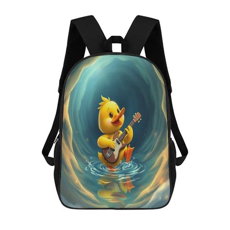 Rubber Duck Backpack Lightweight Outdoor Backpack Student Bag For Teens