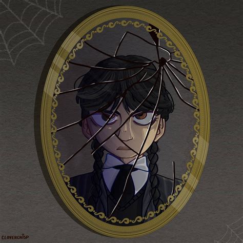 Wednesday Fanart By Me Clovercrisps On Twitter Rwednesday