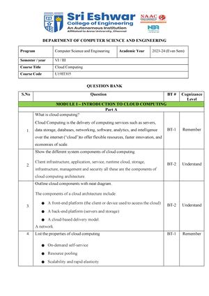 ML UNIT V Lecture Notes CS601PC MACHINE LEARNING III Year B CSE II Sem UNIT V Analytical