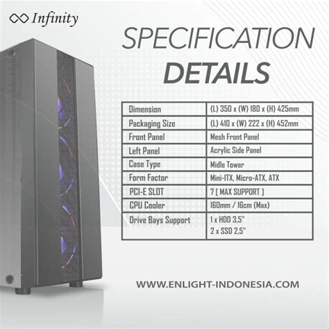 Jual Casing Infinity Cyclops Atx Gaming Case Infinity Cyclops By