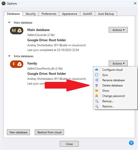 database operations