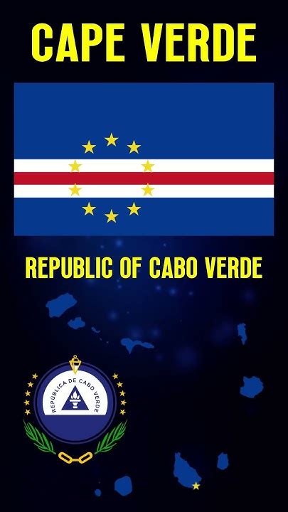 Cape Verde Flag National Anthem Capital City Area Currency Emblem