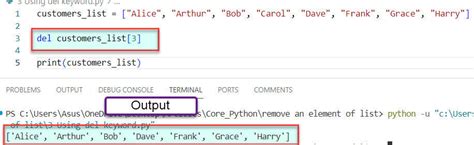 How To Remove An Element From A List In Python