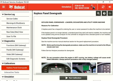 Bobcat Diagnostic Tool Service Analyzer How To Install Guide Instruction