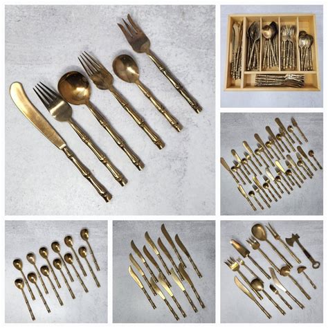 Bamboo Flatware Etsy