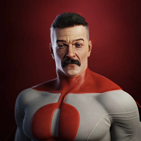 Omni Man Invincible Fanart Zbrushcentral