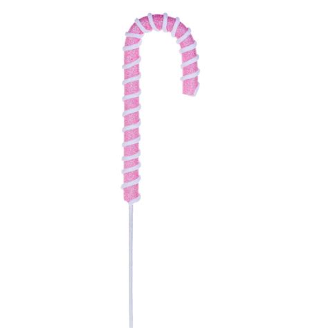 Pink Candy Cane Pick My Christmas