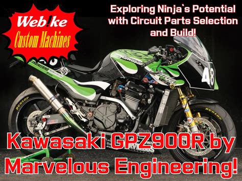 [marvelous Engineering Kawasaki Gpz900r ] Selecting And Building Parts For The Ninjas Future