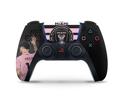Inter Miami Lionel Messi Ps5 Controller Skin Lux Skins Official