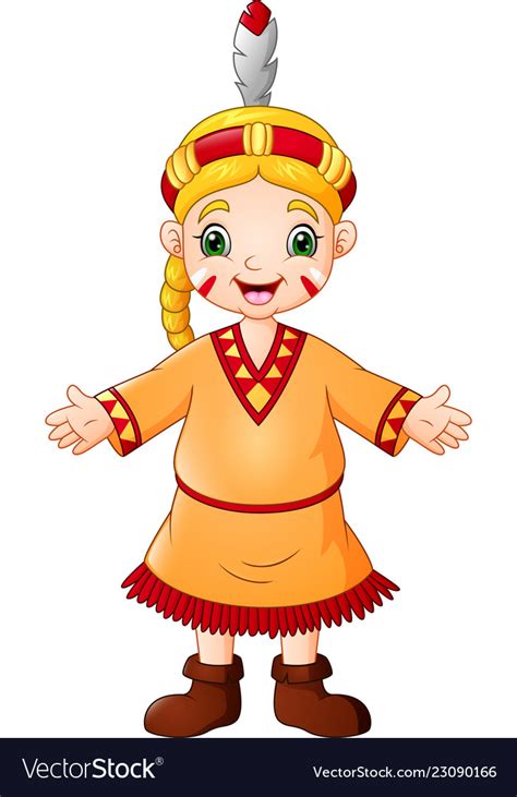 Native American Girl Clip Art