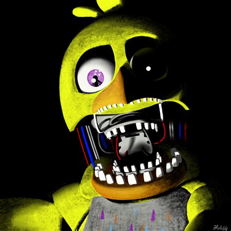 Withered Chica By Heliddy On Deviantart