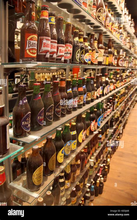 Beer Bottle Collection At Carlesberg Brewery And Visitor Centre
