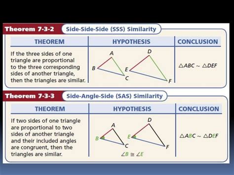 Section 7 3 Triangle Similarity 1 Pptx