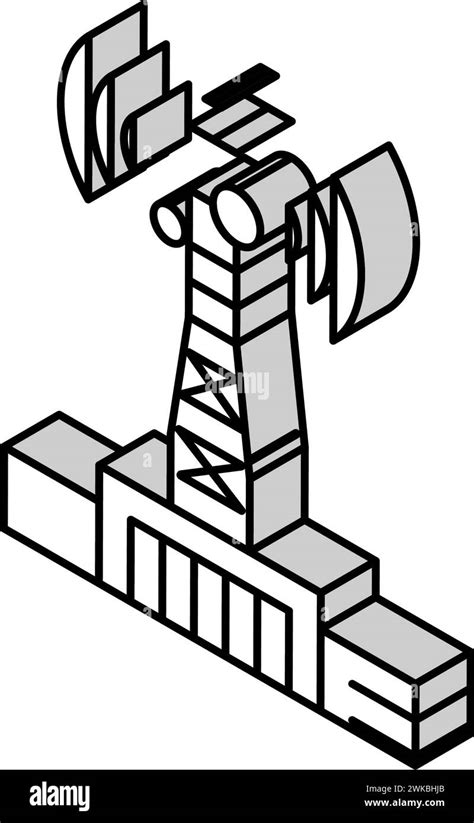 Tower Telecommunication Isometric Icon Vector Illustration Stock Vector Image And Art Alamy