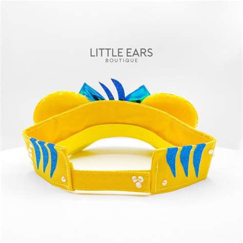Flounder Ears Disney Visor Mickey Ears Disney Ears Etsy