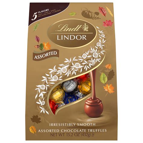 Lindt Lindor Fall Assorted Chocolate Truffles Shop Candy At H E B