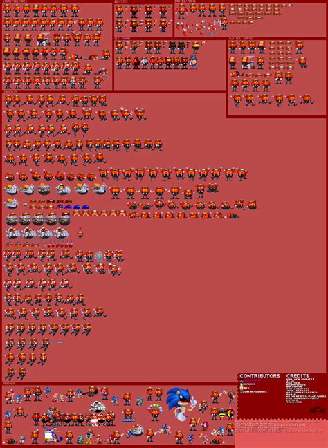 Mod Gen Classic Dr Eggman Sprite Sheet By Kooltimyt On Deviantart