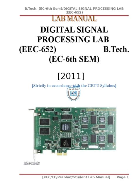 manual for dsp lab 3rd year pdf frequency modulation discrete