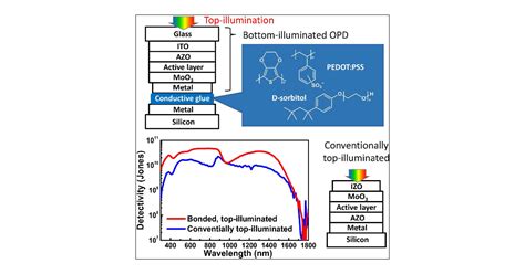 Bonding Of Shortwave Infrared Organic Photodetectors On Silicon Via Conducting Polymer Glue For