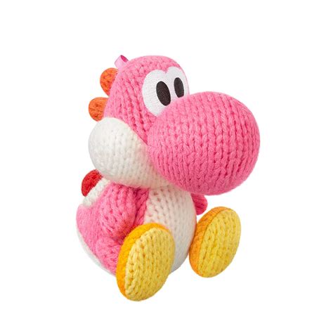 Pink Yarn Yoshi Amiibo Japan Import Yoshis Woolly World